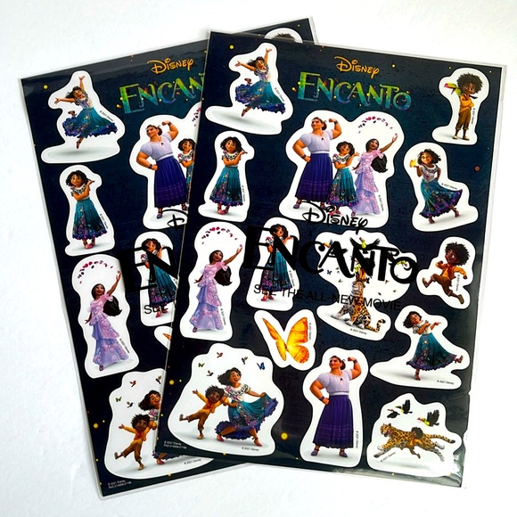 Disney | Design | Disney Encanto Sticker Sheets 2 Sheets Nwt | Poshmark